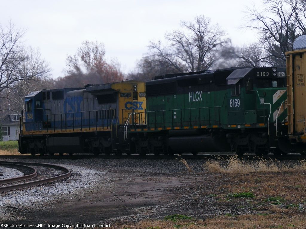 CSXT 7546 NLCX 8169